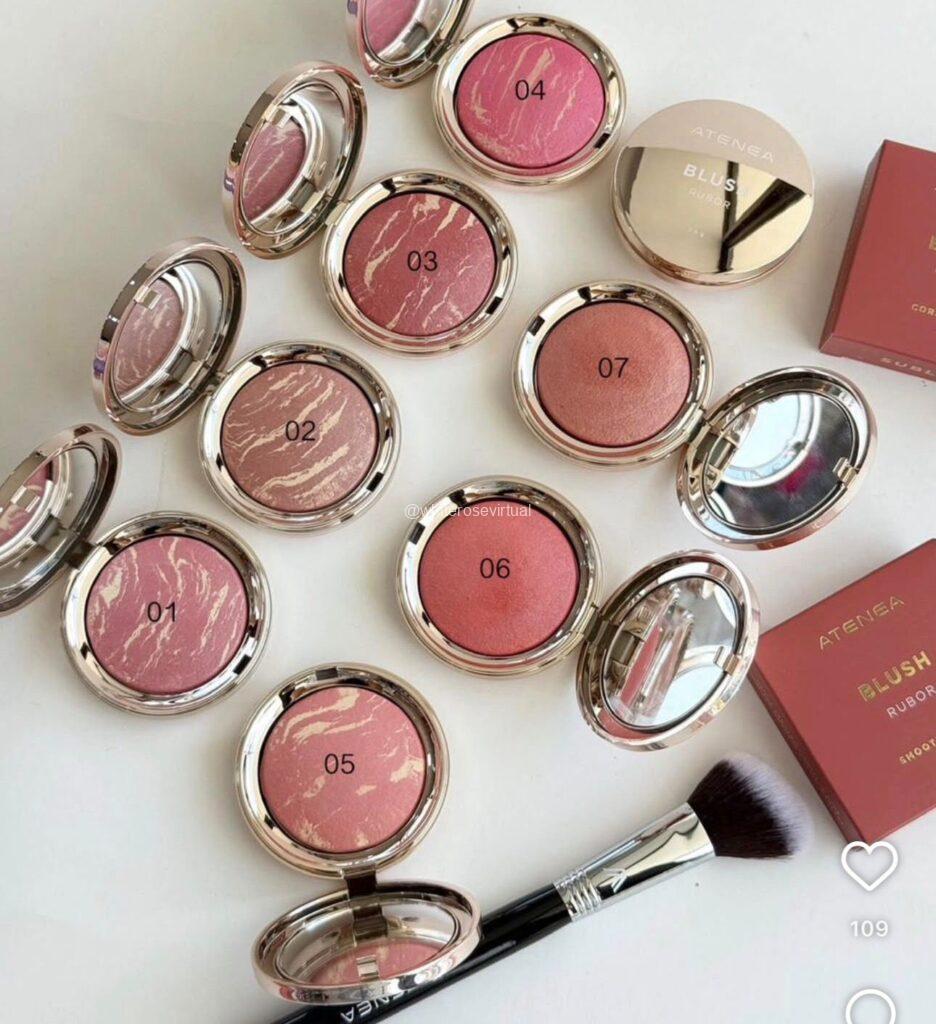 Rubor Sublime Atenea | Tienda de Maquillaje | White Rose | Cali